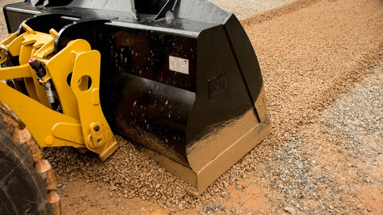 Performance Series flat-floor bucket for light grading and back ...