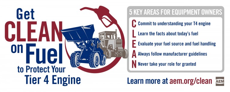 CLEAN is the key to Tier 4 engine fuel quality