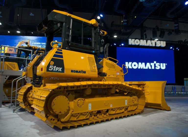 Komatsu D51 EX/PX-24 crawler dozer with electronically controlled ...