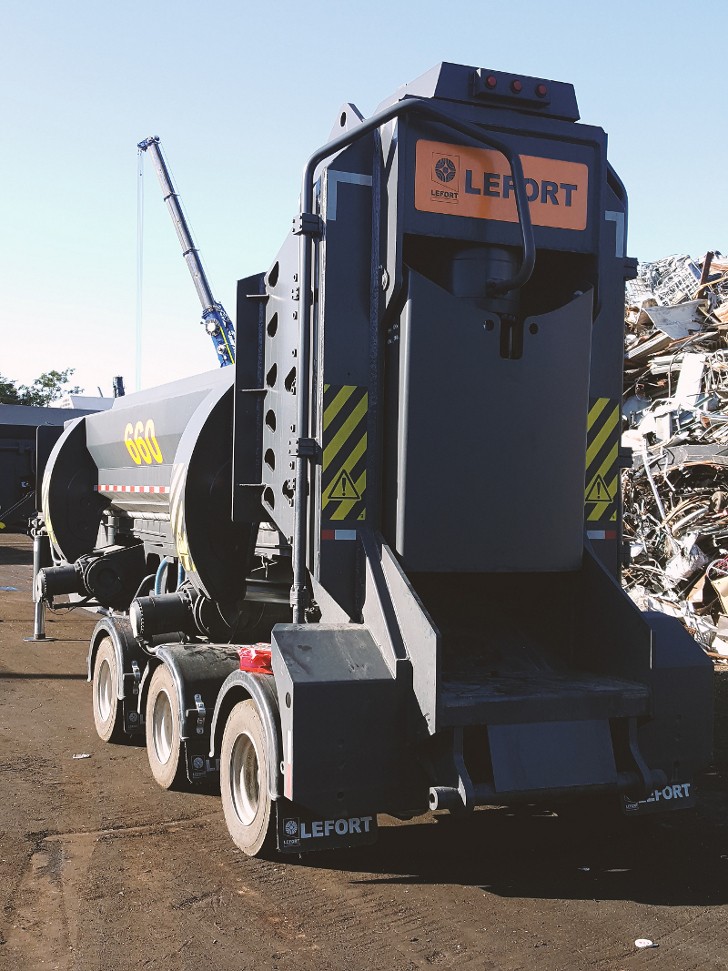 Schnitzer rents to purchase LEFORT .SB 660A towable shear/baler/logger