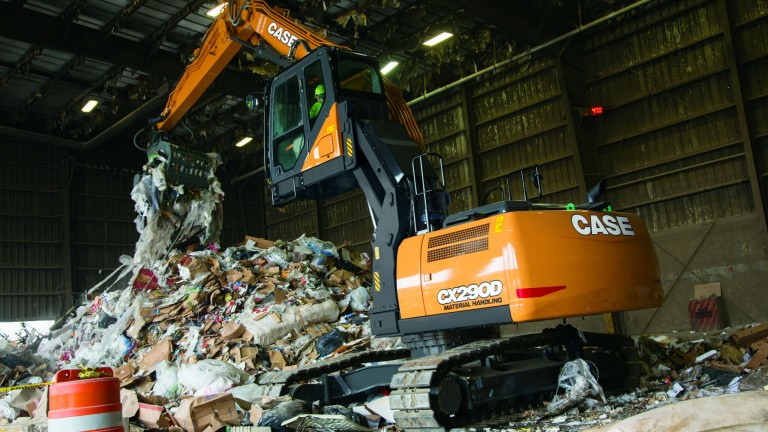 CASE Introduces CX290D Material Handler and CX290D Scrap Loader for ...