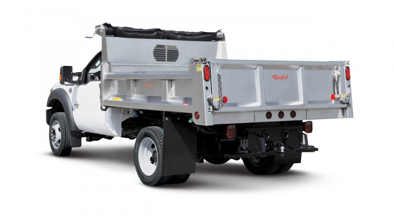 New hoist and steel body displayed at Work Truck Show