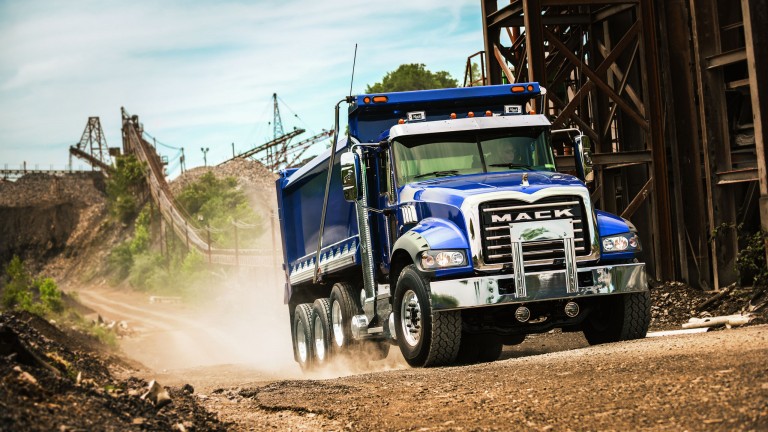 Mack shares extensive display of trucks for CONEXPO