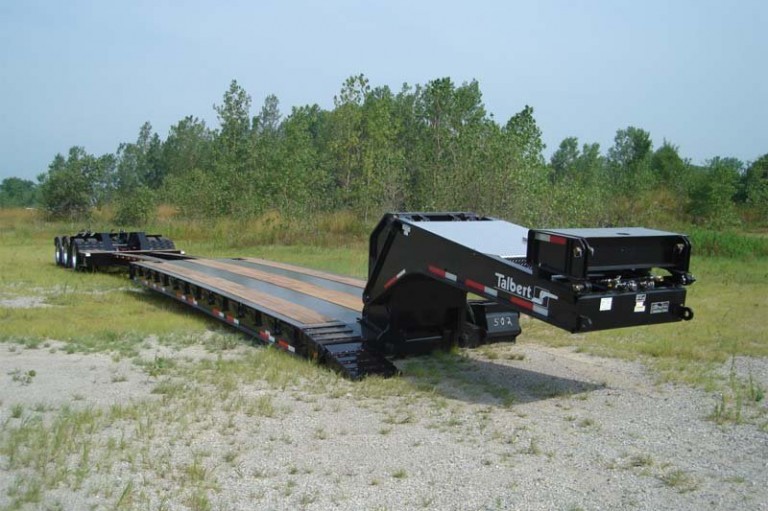 Talbert Manufacturing, Inc. 55SA TELE Lowboy Trailers | Heavy Equipment ...