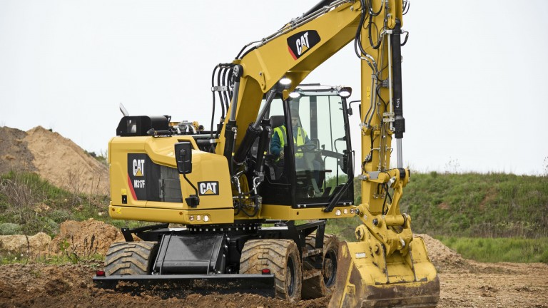 Cat M315F & M317F Wheeled Excavators Deliver Job Site Agility, Reliable ...