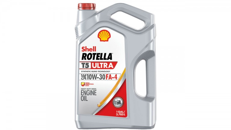 Shell Rotella oil designed for newest diesel engines