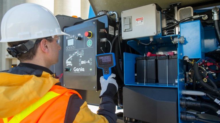 Handheld device provides Genie equipment diagnostics in the palm of ...