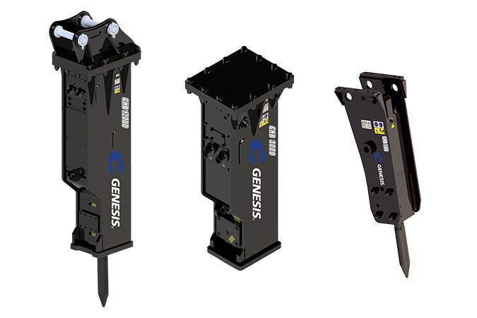 Genesis Attachments, LLC GHB Series Hydraulic Breakers | Heavy ...
