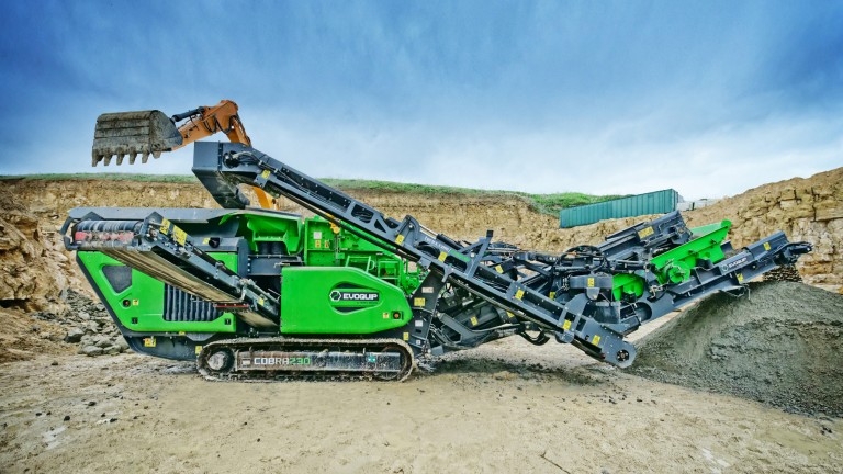 EVOQUIP launches new compact, mobile crushers and screens at HILLHEAD UK