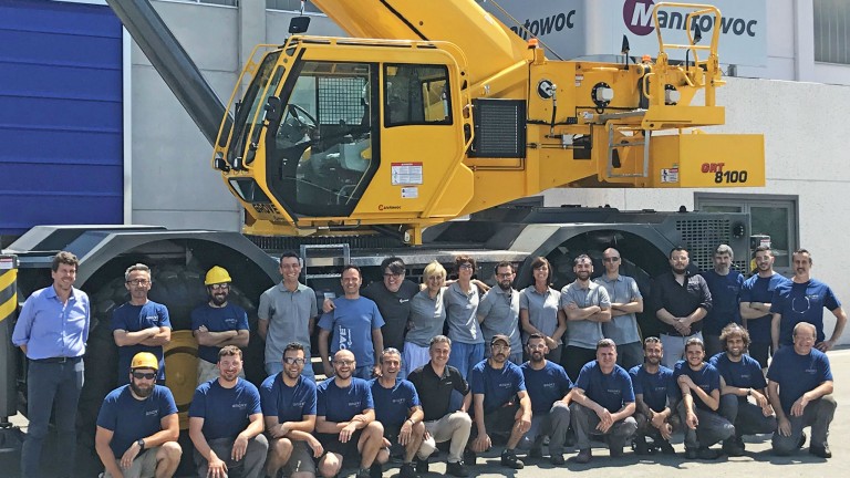 First Grove GRT8100 manufactured in Europe leaves production line