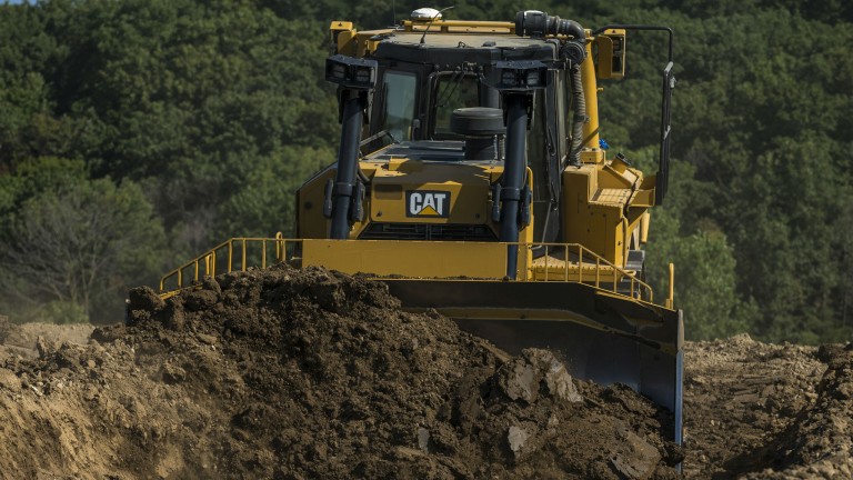 New Cat D8T dozer boasts all-new fully automatic transmission, greater ...