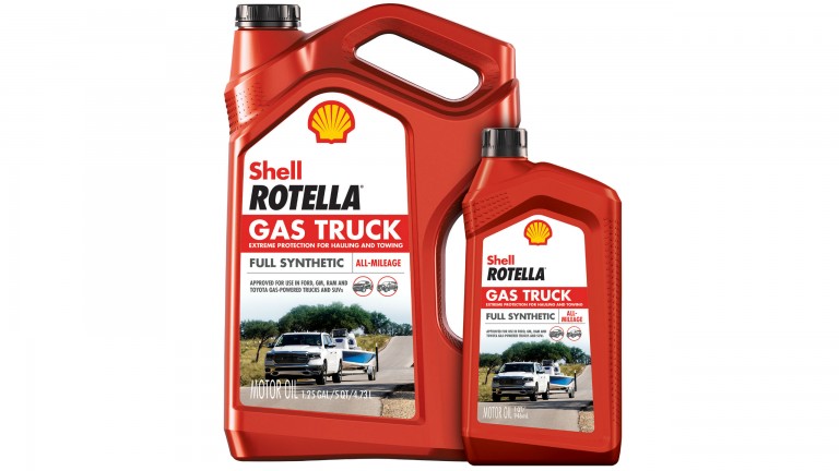 Shell Rotella adds synthetic oils for gas-powered pickups