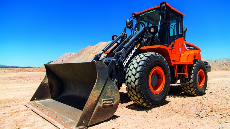 Doosan will display its heavy equipment during World of Concrete 2019