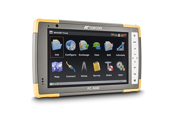Topcon Positioning Systems FC-5000 Field Controllers | Heavy Equipment Guide