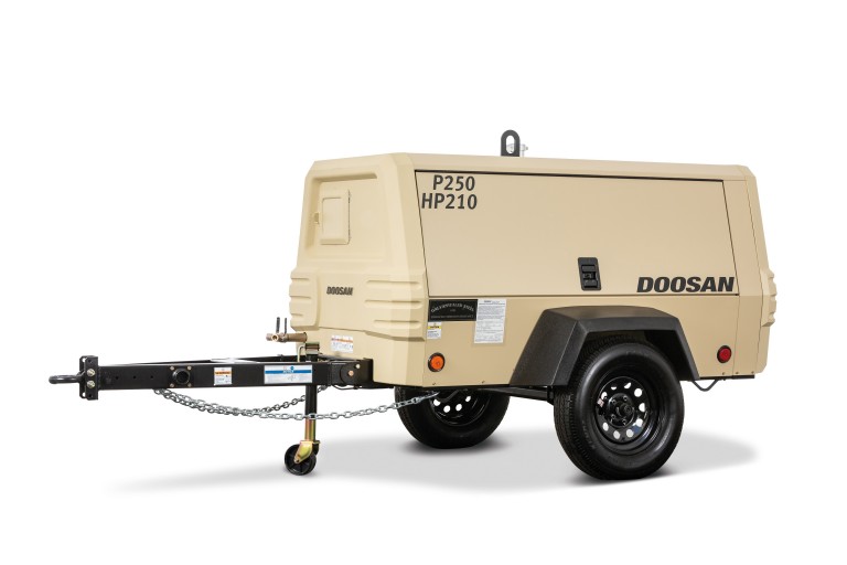 Doosan Portable Power introduces dual-flow air compressor with 210 cfm ...