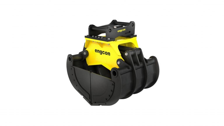 Engcon to display new sorting grapples at bauma 2019