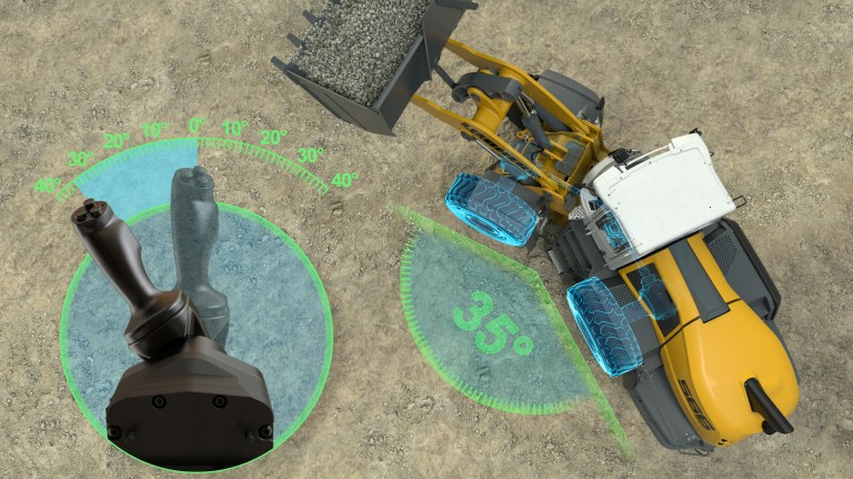 New joystick steering and intelligent assistance systems for Liebherr ...