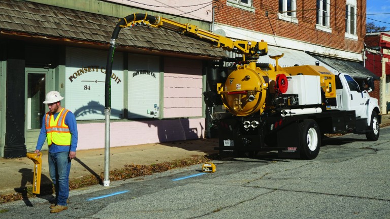 Vacuum excavation reduces potential damage to existing underground ...