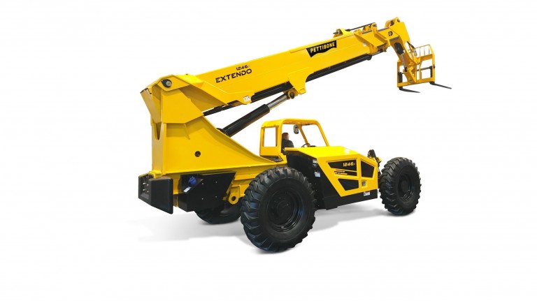 Pettibone Extendo telehandler delivering 12,000 pounds capacity ideal ...