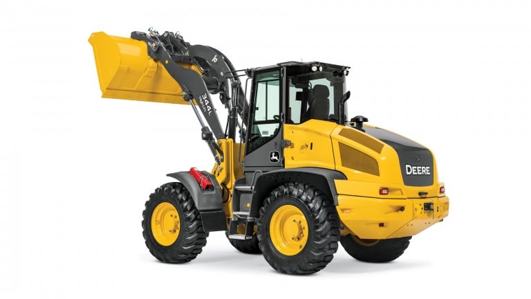 John Deere adds high-lift option to compact wheel loader