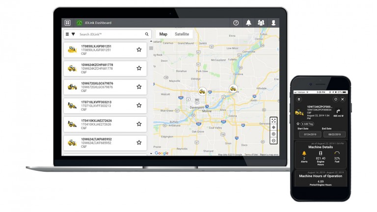 John Deere updates JDLink with new notification centre, improved mobile app