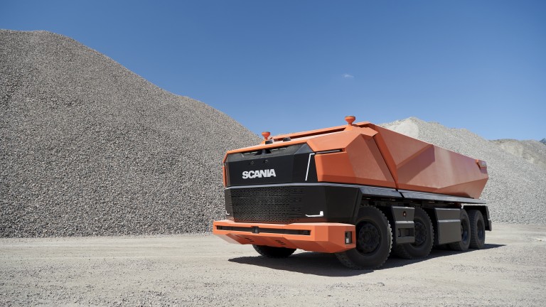 Scania's latest autonomous truck reveals cabless concept