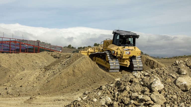 Cat's new D5 dozer is packed with pushing power