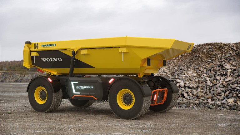 First Volvo CE autonomous hauler to be piloted by Harsco Environmental