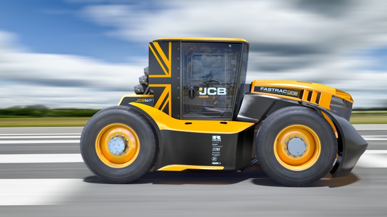 JCB partners with GKN Wheels & Structures on world's fastest tractor