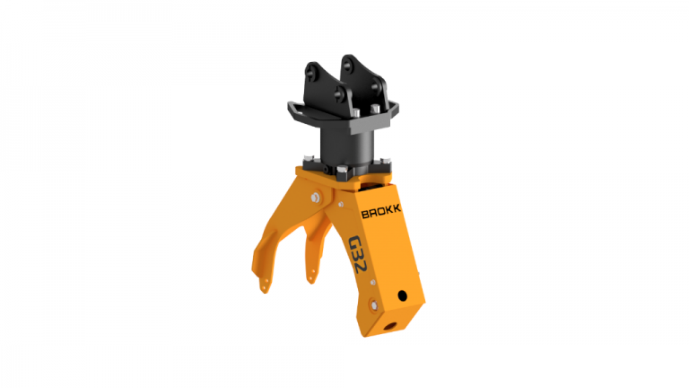Brokk grapple for soft demolition pairs with the company's smallest ...
