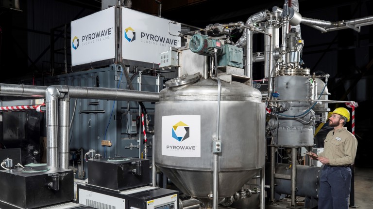 Pyrowave chemical recycling one step closer to commercialization