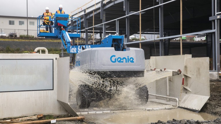 How to clean and disinfect aerial equipment on the jobsite