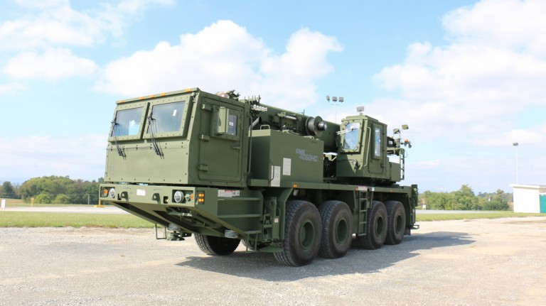 What makes a military crane ready for action?