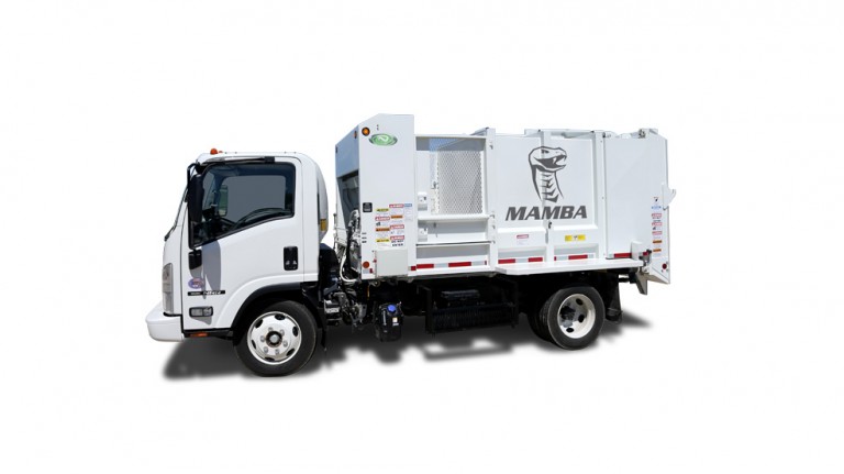 New Way Trucks Mamba™ Side Arm Loaders | Heavy Equipment Guide