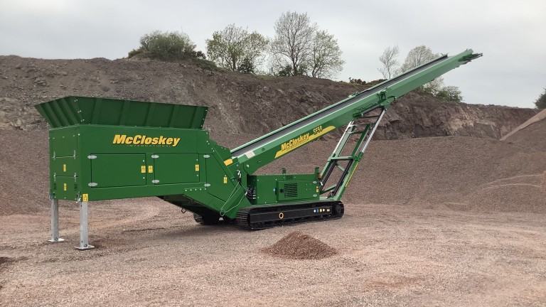 McCloskey mobile feeder stackers facilitate stockpiling for projects on ...