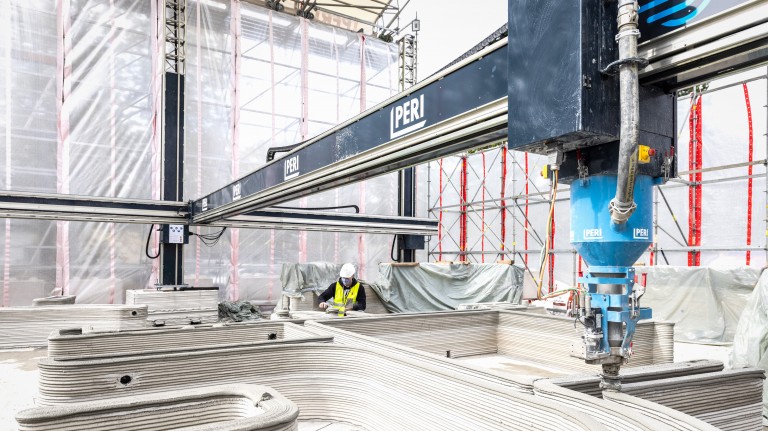 PERI builds first 3D-printed residential building in Germany