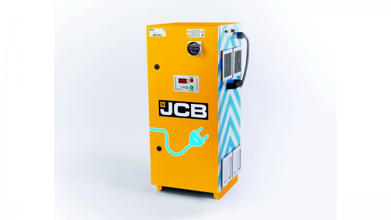 JCB Universal Charger for electric construction equipment delivers ...