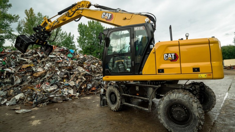 New Cat wheeled excavator delivers improved performance, lowers ...