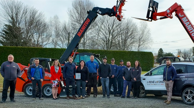 Quebec's J. Rene Lafond recognized as top performing Manitou dealer in ...