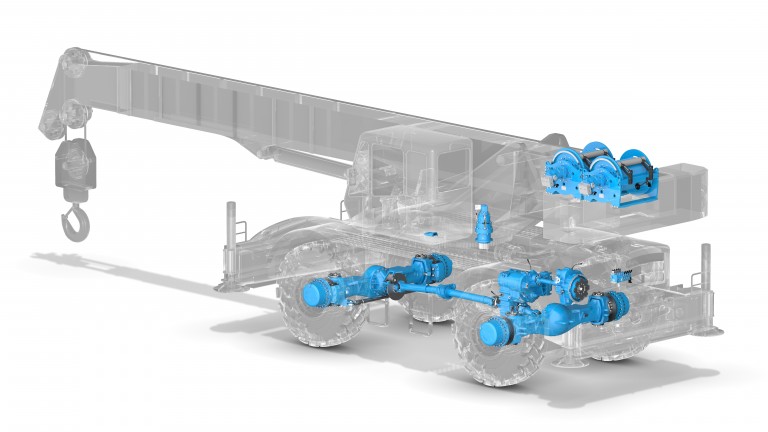 Dana launches new heavy-duty drivetrain for rough-terrain cranes ...