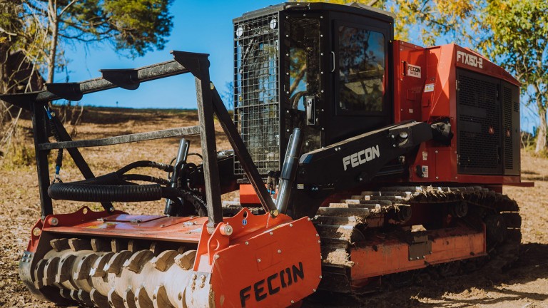 Fecon adds 10 percent more horsepower to redesigned mulching tractor