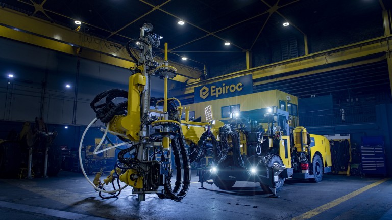 Epiroc's Boltec M Battery rig makes debut in Canada