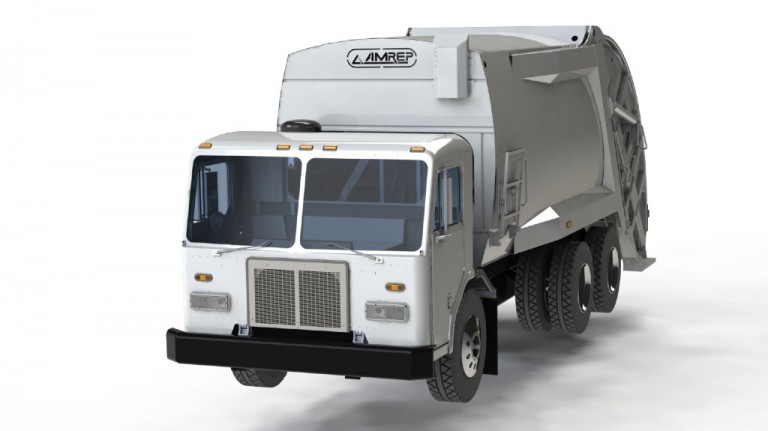 Amrep’s new rear-load truck offers greater control over contamination ...