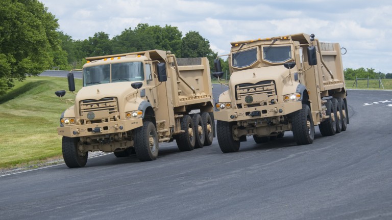 Mack Defense starts M917A3 heavy dump truck production