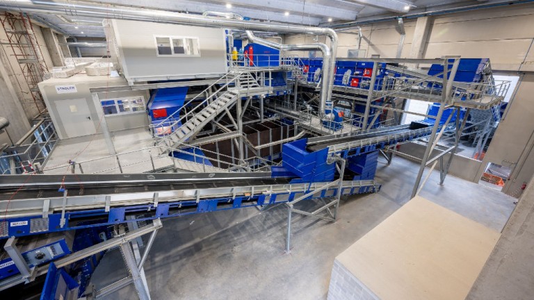 Stadler’s sorting plants in Italy process materials with efficiency