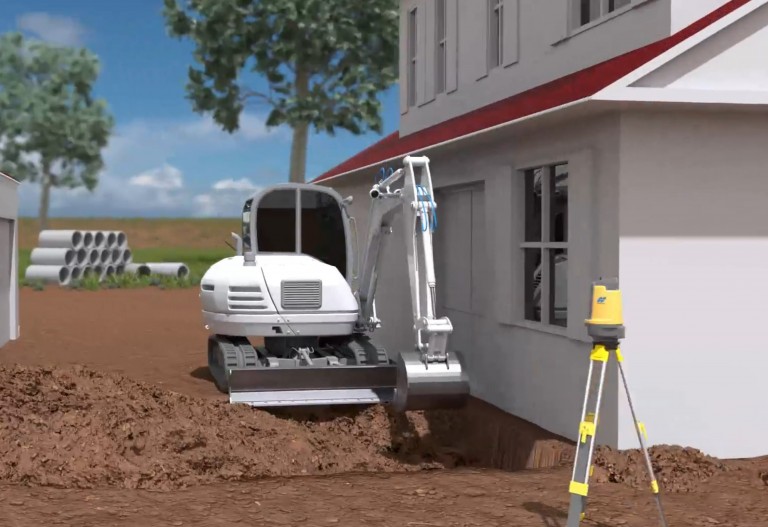 Topcon machine control for compact equipment