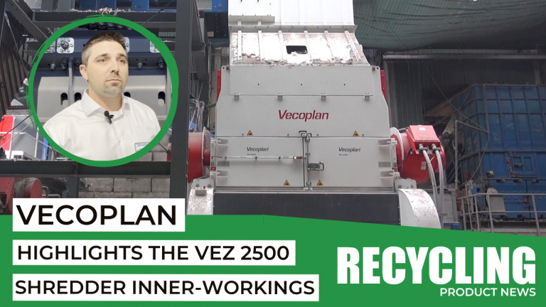 Video of Vecoplan highlighting the technology of the VEZ 2500