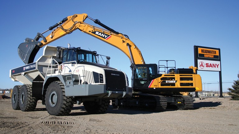 Diverse industries drive growth for Headwater Equipment and SANY