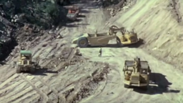 (VIDEO) Watch Australian road crews build a new expressway in 1969