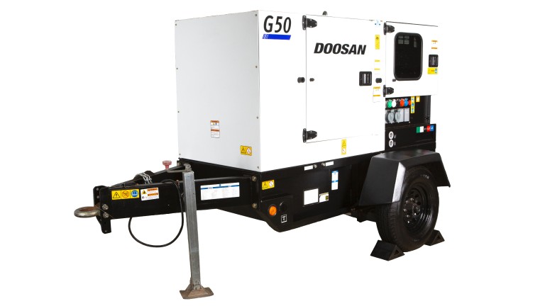 New Doosan Portable Power generators use upsized alternators